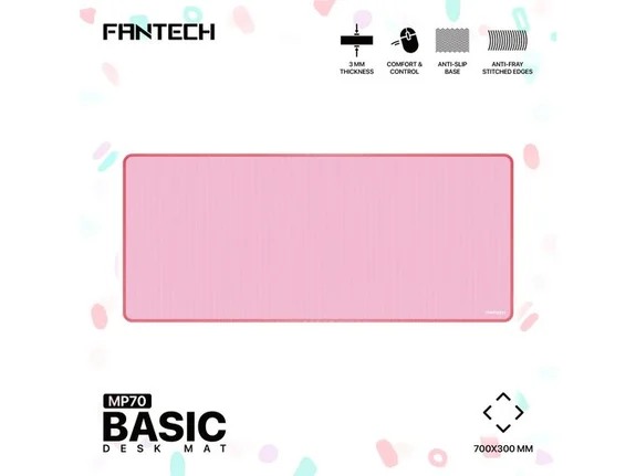 Podloga za miš Fantech MP70 Deskmat pink