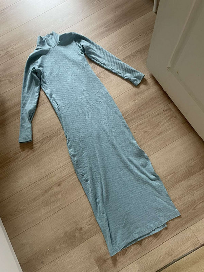 Mint zimska maksi haljina