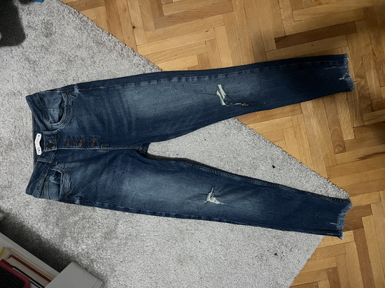 Zara jeans 38 duboki struk