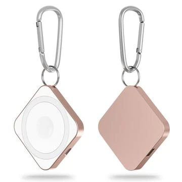 3 IN 1 WIRELESS MAGNETIC CHARGER 15W FAST CHARGER FOR APPLE DEVICES (OPEN BOX - BULK SATISFACTORY) - ROSE GOLD