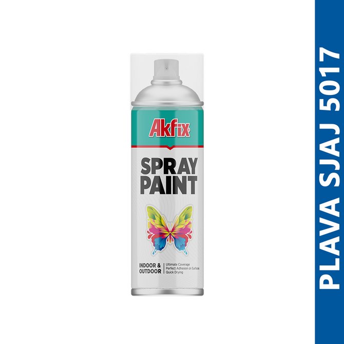 AKFIX boja u spreju 5017 plava sjaj 400 ml