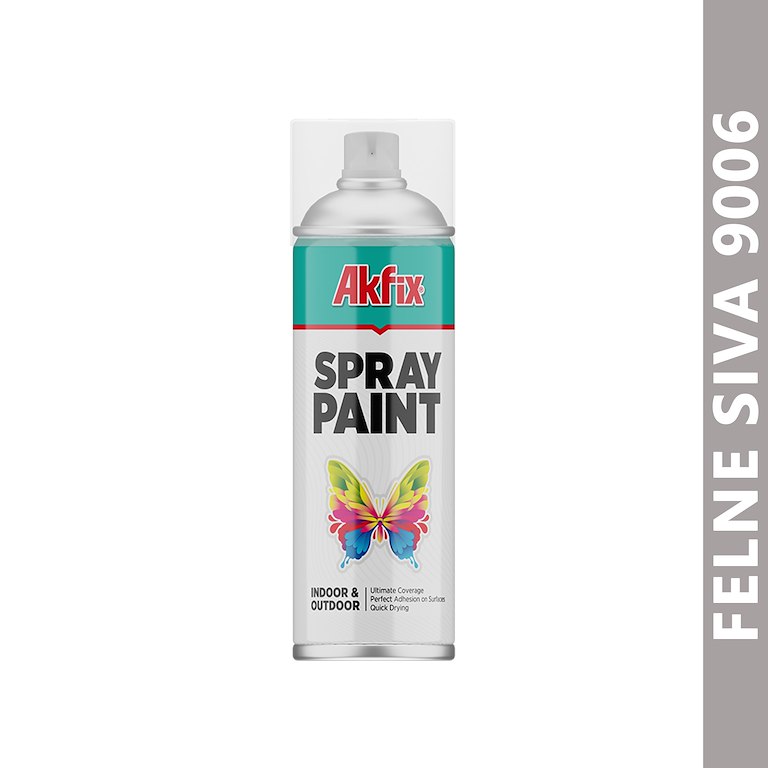 AKFIX boja u spreju felne siva 9006 400 ml