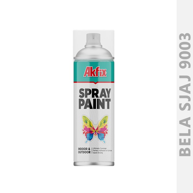 AKFIX boja u spreju 9003 bela sjaj 400 ml