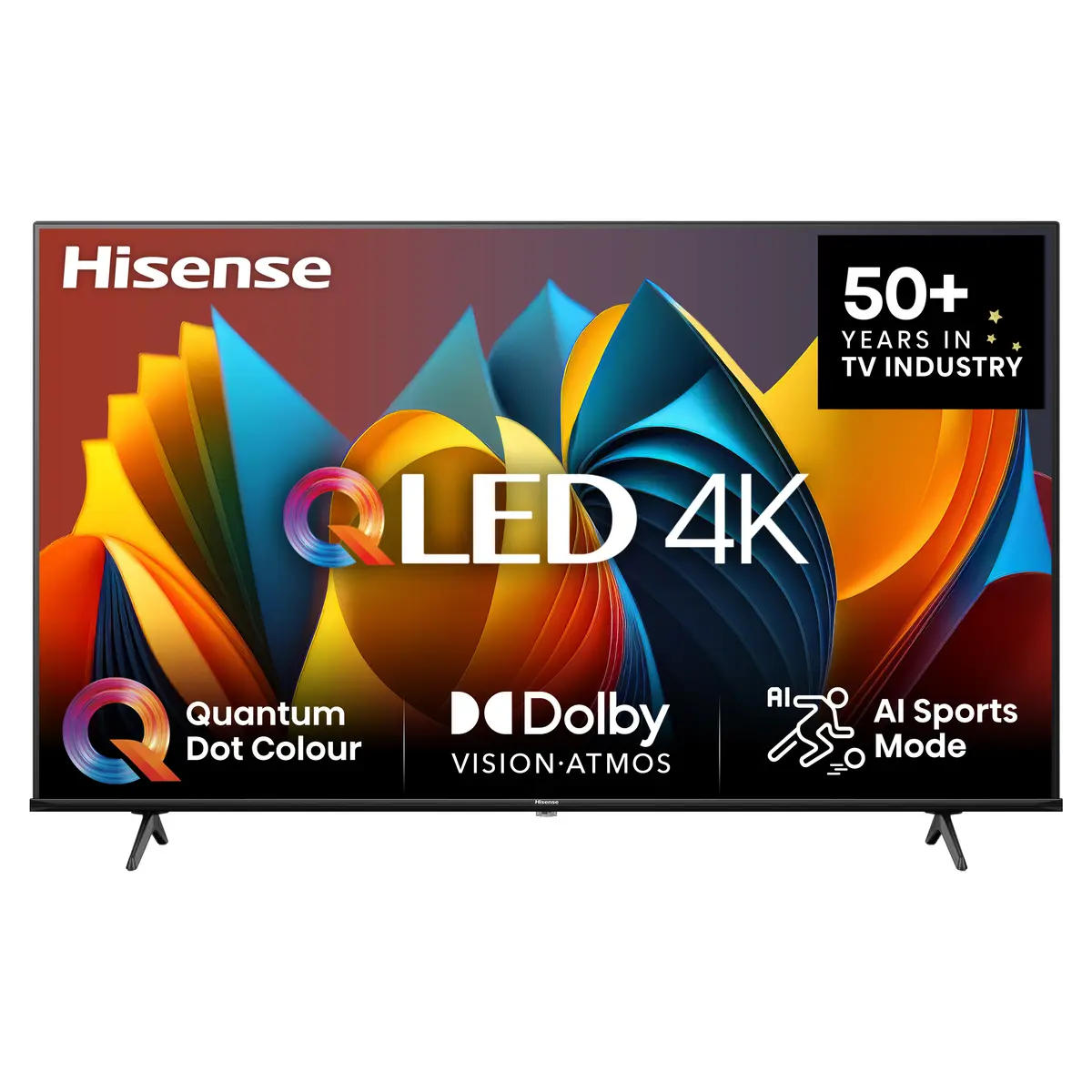 Hisense Smart televizor 75E7NQ, 75", 4K, QLED, Tamnosivi