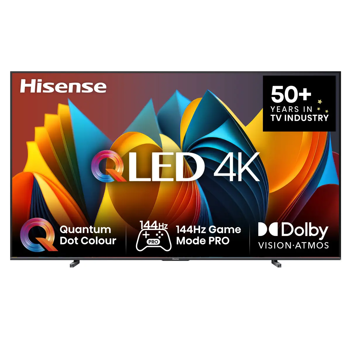 Hisense Smart televizor 100E7NQ, 100", QLED, 4K UHD, Crni