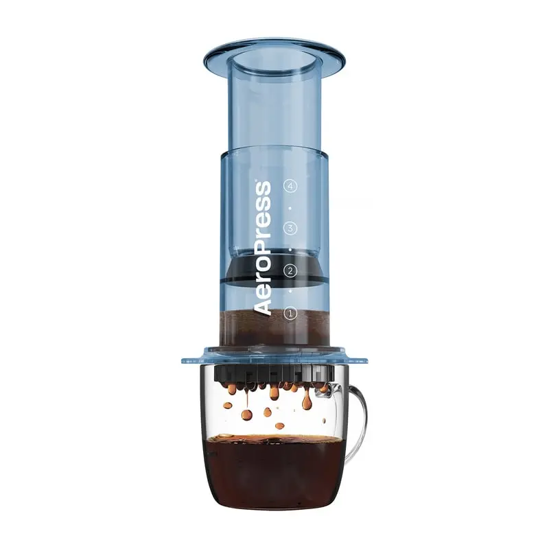 Aeropress Prenosivi aparat za kafu Clear, Plavi
