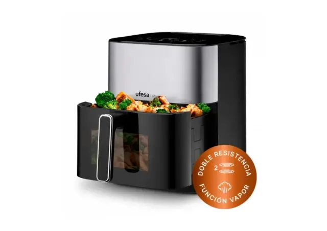 Ufesa AirFryer Phoenix, Bezuljna, 6l, Crna
