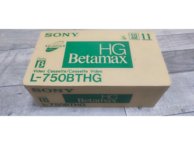 SONY L-750 Video cassette Betamax