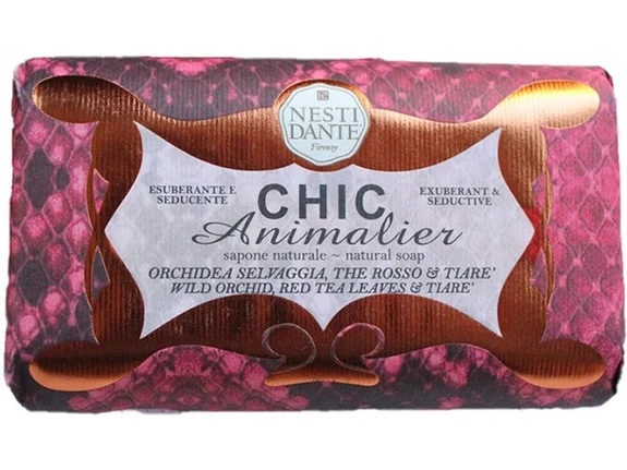 Nesti Dante Chic Animalier 250gr – Crveni Piton, miris divlje orhideje, crvenog caja i tijare
