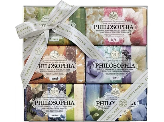 Nesti Dante - Philosophia Gift Set 6x 150gr. Set od 6 negujucih sapuna, ishrana i hidratacija za vasu kozu