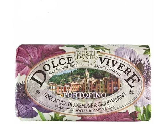 Nesti Dante Dolce Vivere 250gr – Portofino, prirodan sapun sa mirisom lana, ruzine vodice i ljiljana