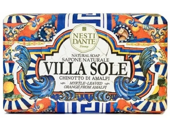 Nesti Dante Villa Sole - Chinotto 250 gr. Prirodni sapun od gorke narandze, od prirodnih ulja, bez parabena i agresivnih sastojaka, vegan