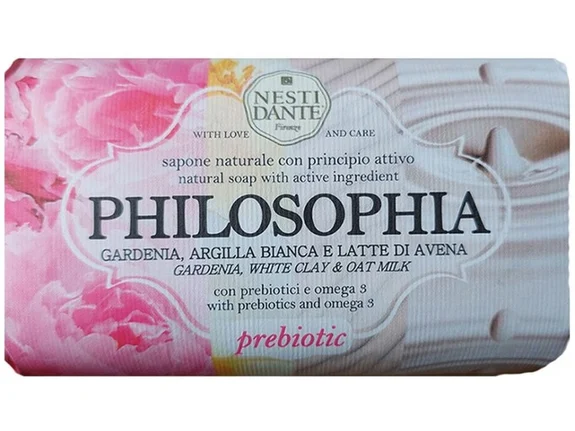 Nesti Dante Philosophia 250 gr - Prebiotic, ovseno mleko, gardenija i bela glina, neguje mikrobiom koze