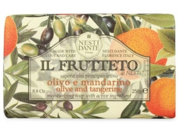 Nesti Dante Il Frutteto 250gr – Maslina i Mandarina, prirodni sapun koji hidrira kozu, za sve tipove koze