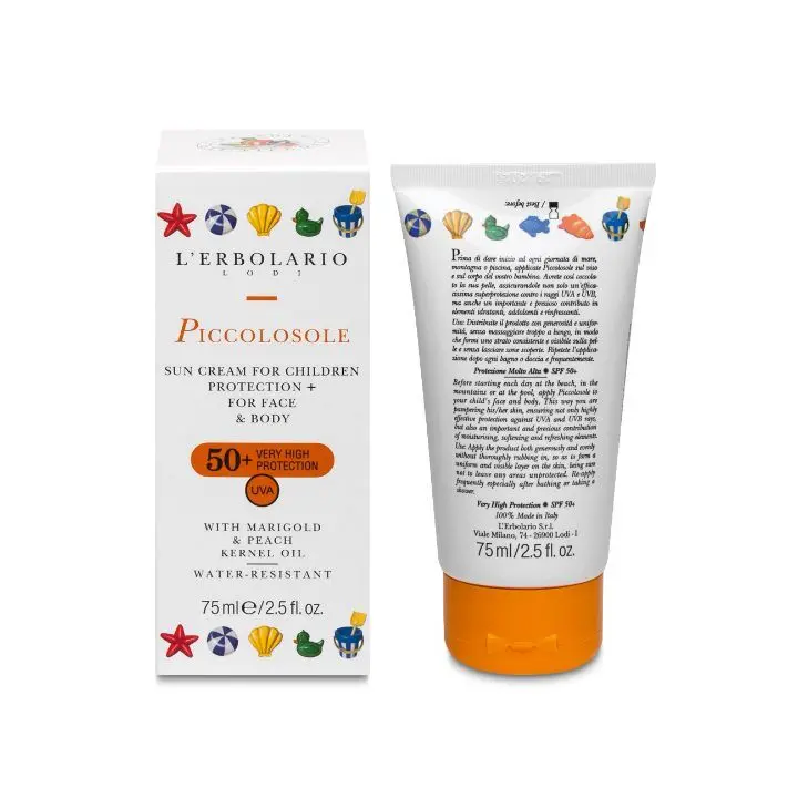 L'erbolario Dečija krema za sunce Piccolosole, Spf50+, 75ml