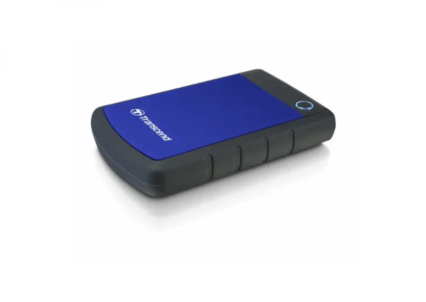 Transcend TS4TSJ25H3B External HDD 4TB, H3B, USB3.0, 2.5", Anti-shock system, Backup software, 308 gr, Crna / plava