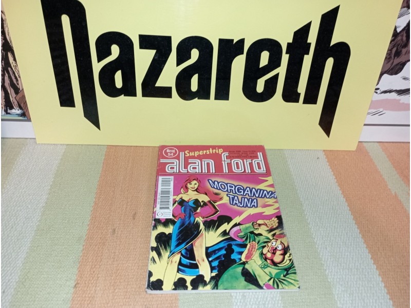 ALAN FORD broj 54 (Color Media) - odlično očuvan strip