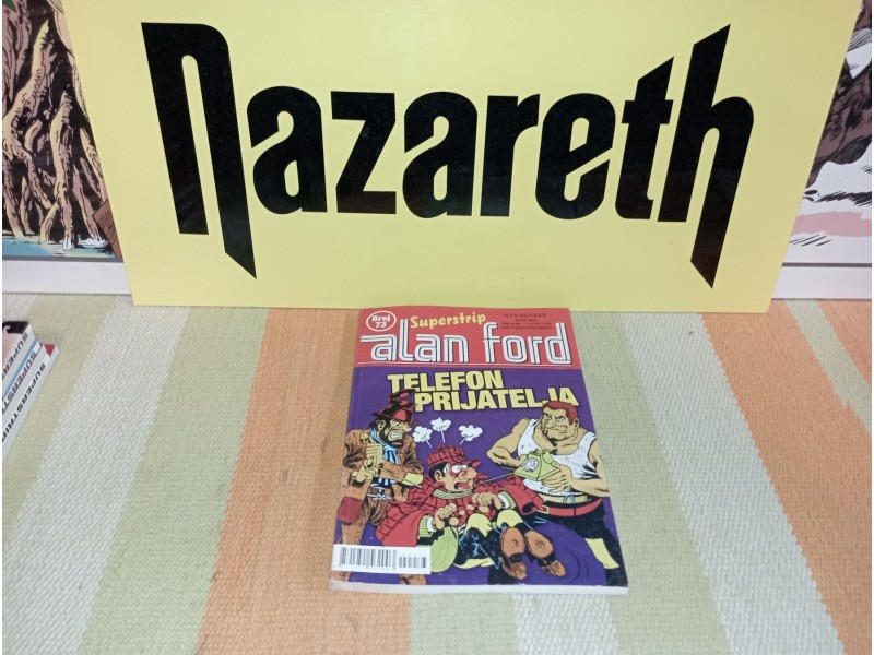 ALAN FORD broj 73 (Color Media) - odlično očuvan strip