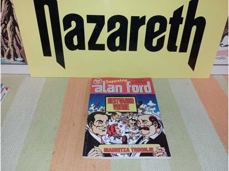 ALAN FORD broj 75 (Color Media) - odlično očuvan strip