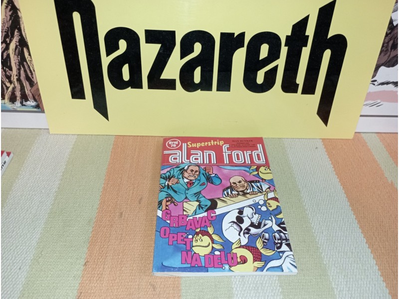ALAN FORD broj 76 (Color Media) - odlično očuvan strip