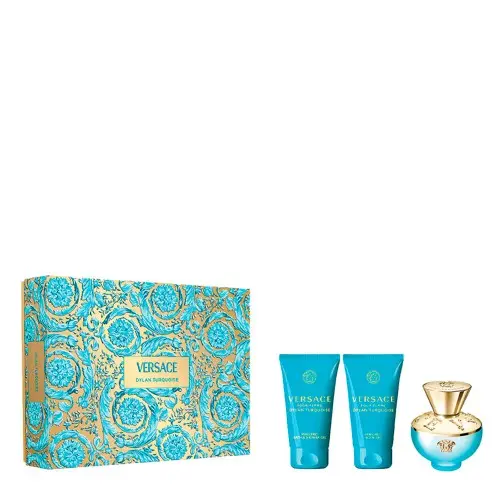 VERSACE DYLAN TURQOISE set EDT 50ml + Body gel 50ml + Shower gel 50ml