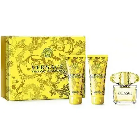 Versace Ženski poklon set Yellow Diamond EDT 50 ml+gel za tuširanje 50 ml+losion za telo 50 ml