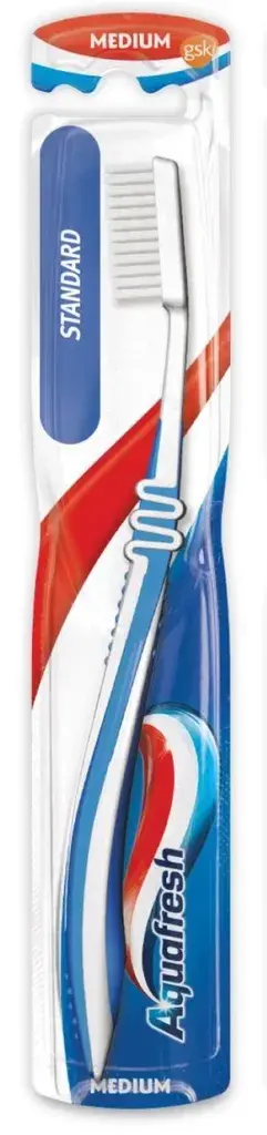 Aquafresh Četkica za zube Standard Medium, Plava