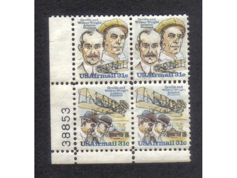 Numerisan cetverac USA Airmail 31cents