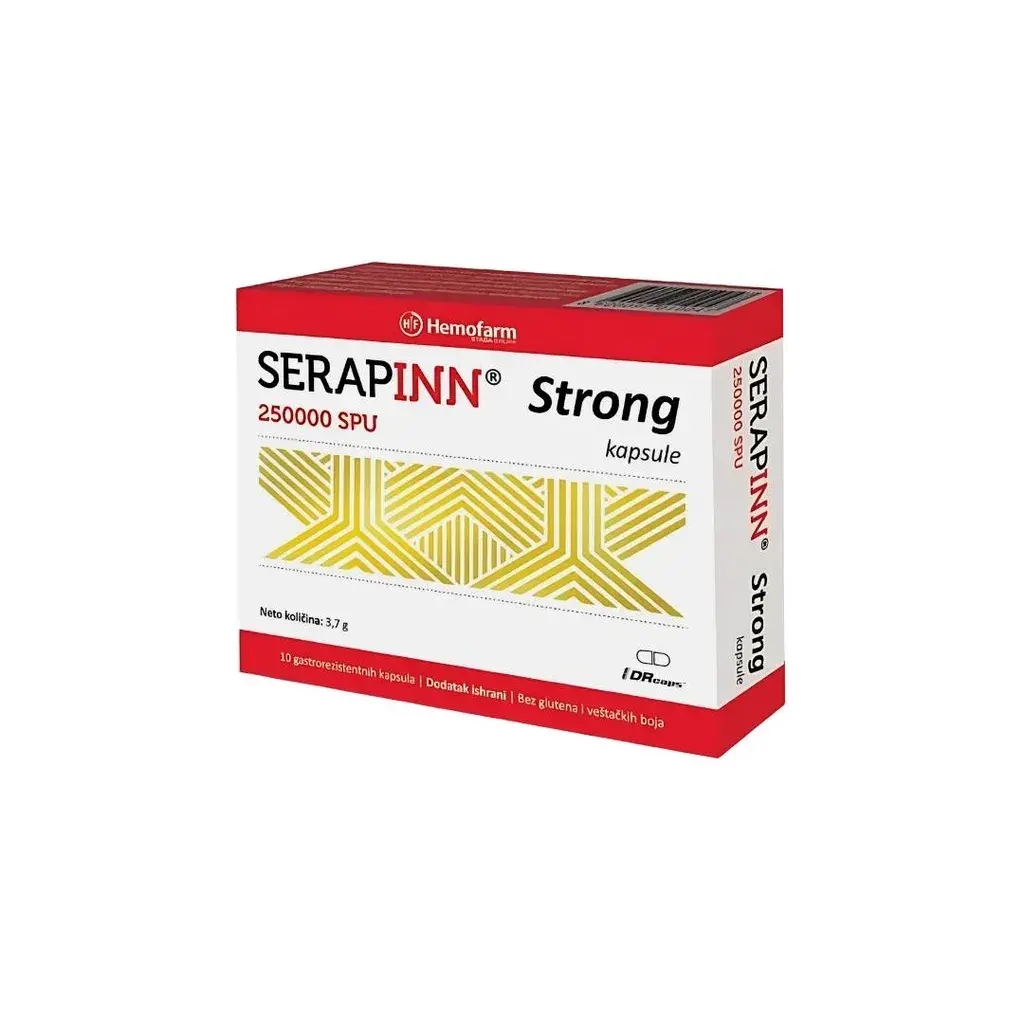 Hemofarm Serapinn Strong, 250.000 IU, 10 kapsula