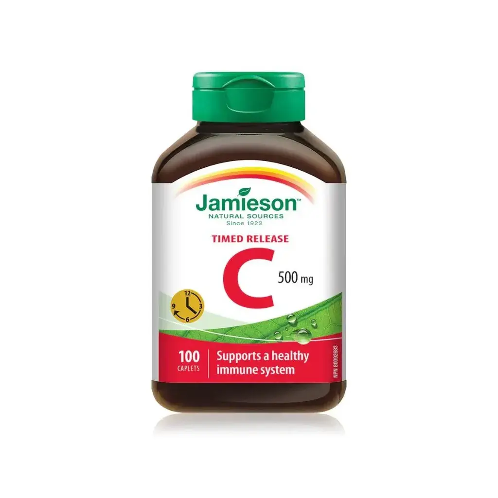 Jamieson Vitamin C 500 mg, Time Release, 100 tableta