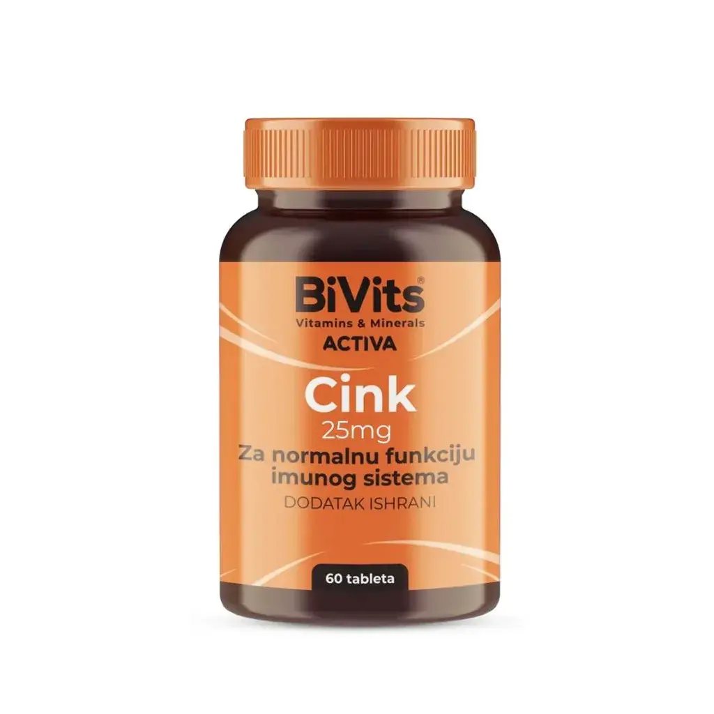BiVits® Cink, 25 mg, 60 tableta