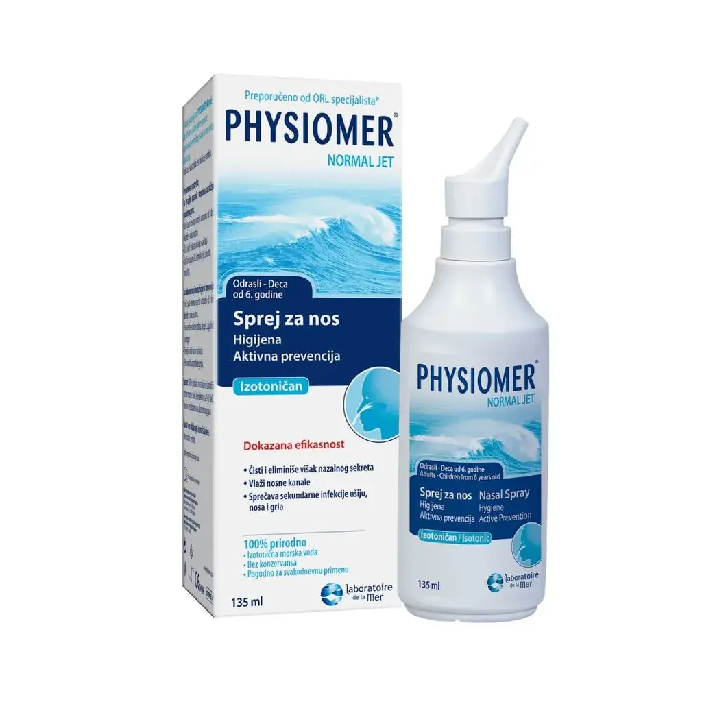 Physiomer Sprej za nos Normal jet, 135 ml