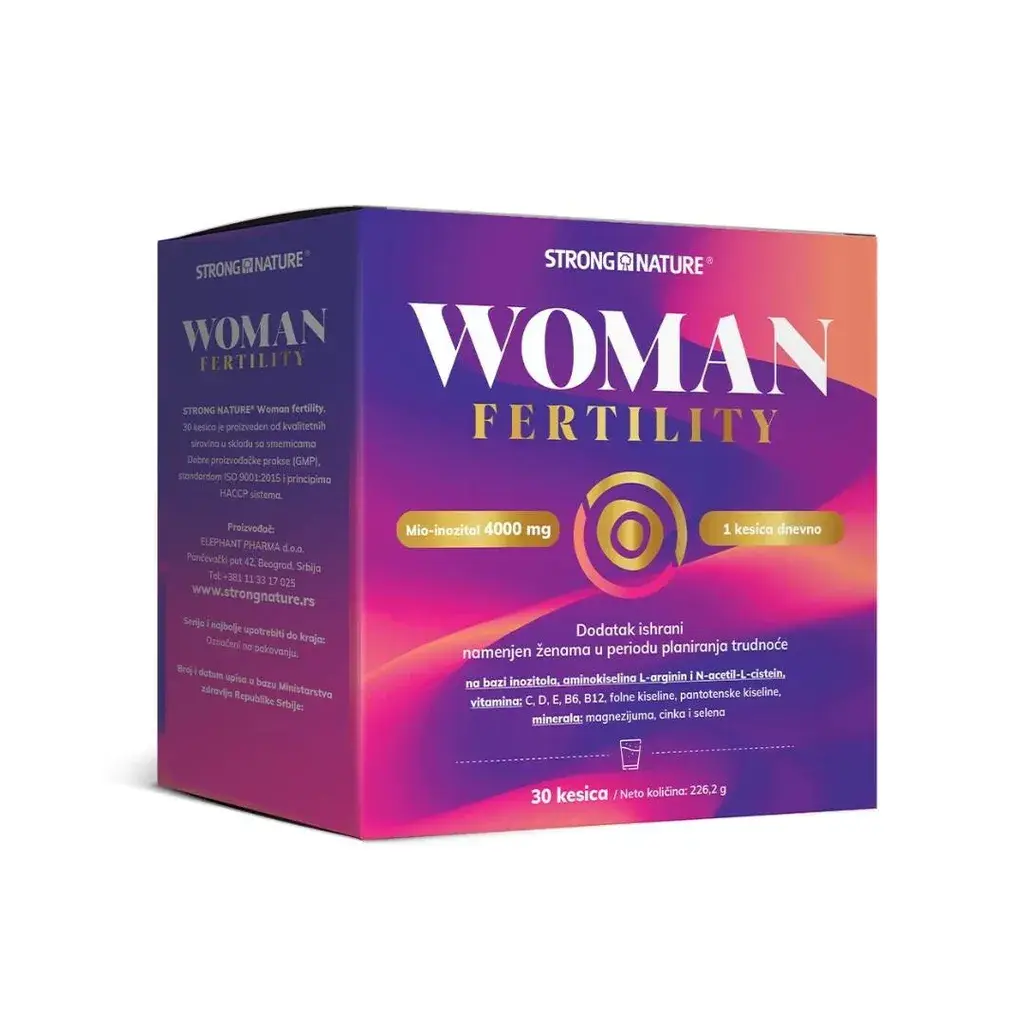 Strong Nature® Dodatak ishrani Woman fertility, 30 kesica