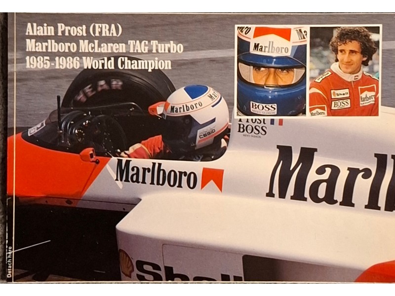 Formula 1 -Alan ProstMarlboro mcLaren TAG Turbo
