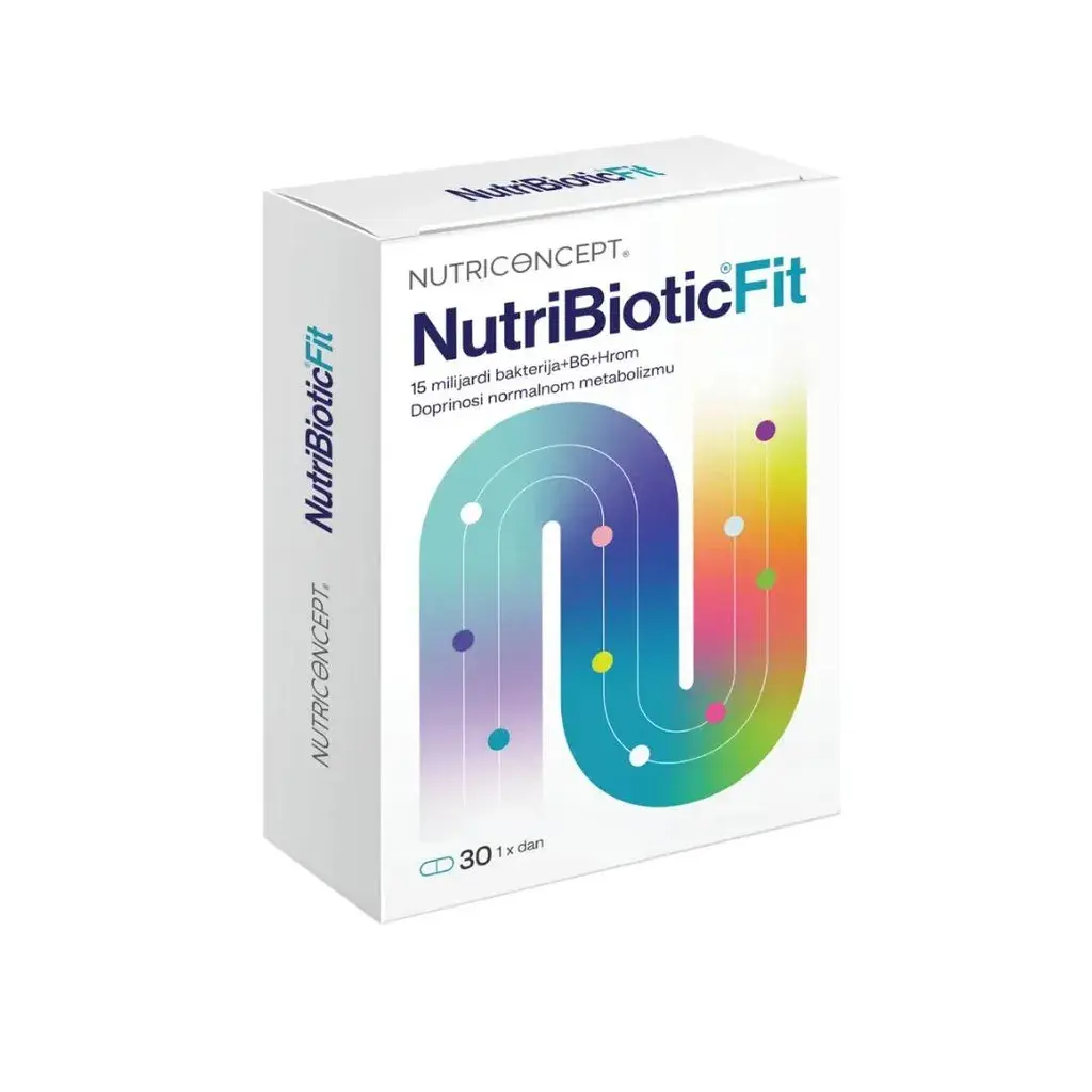 Nutriconcept Fit probiotik Nutribiotic, 30 kapsula