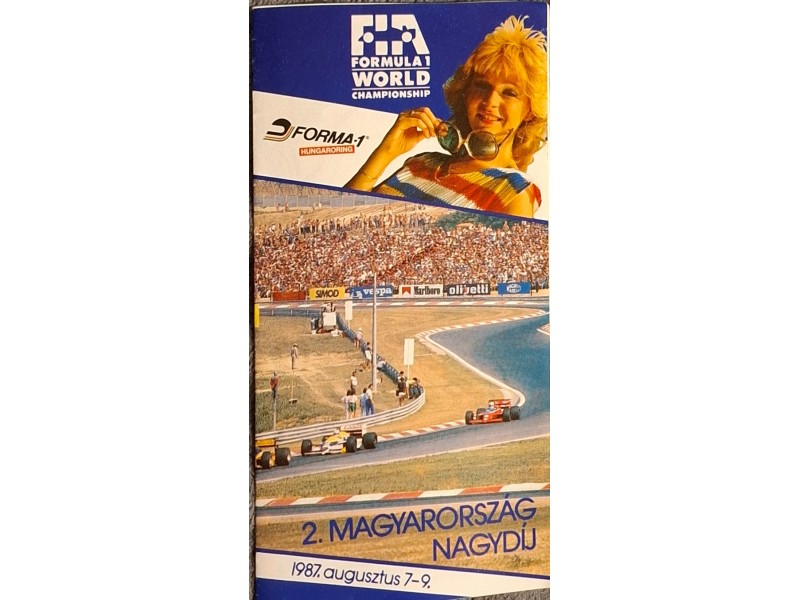 Formula 1 -Hungaroring program 1987