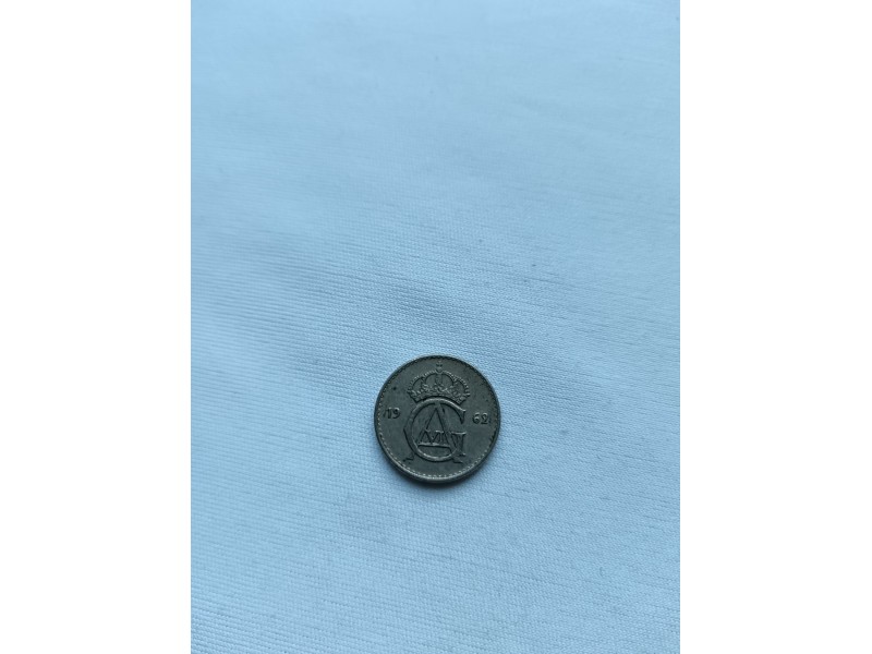 Шведска 25 оре,1962 год.