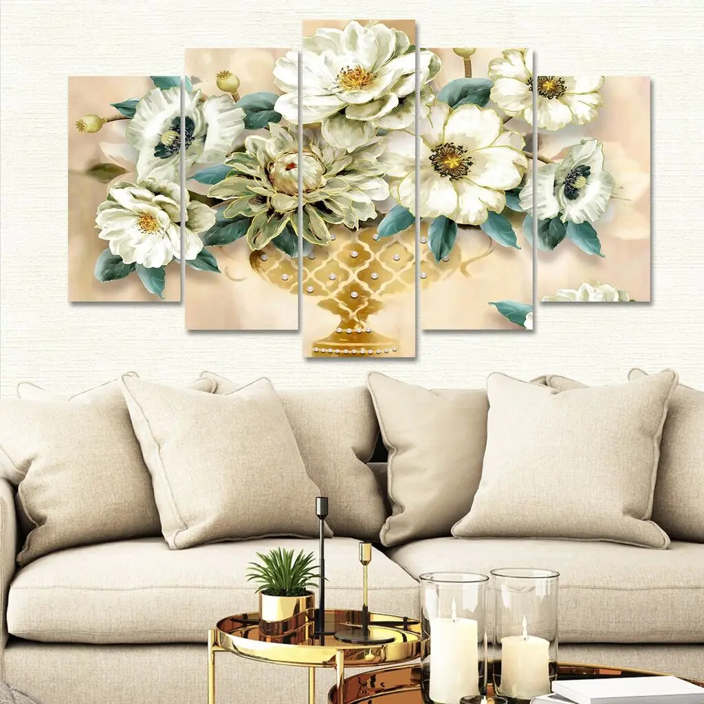 Wallity Set Slika 5MDF4592, 5 Delova