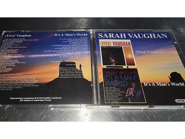Sarah Vaughan - Viva! Vaughan + It`s a man`s world