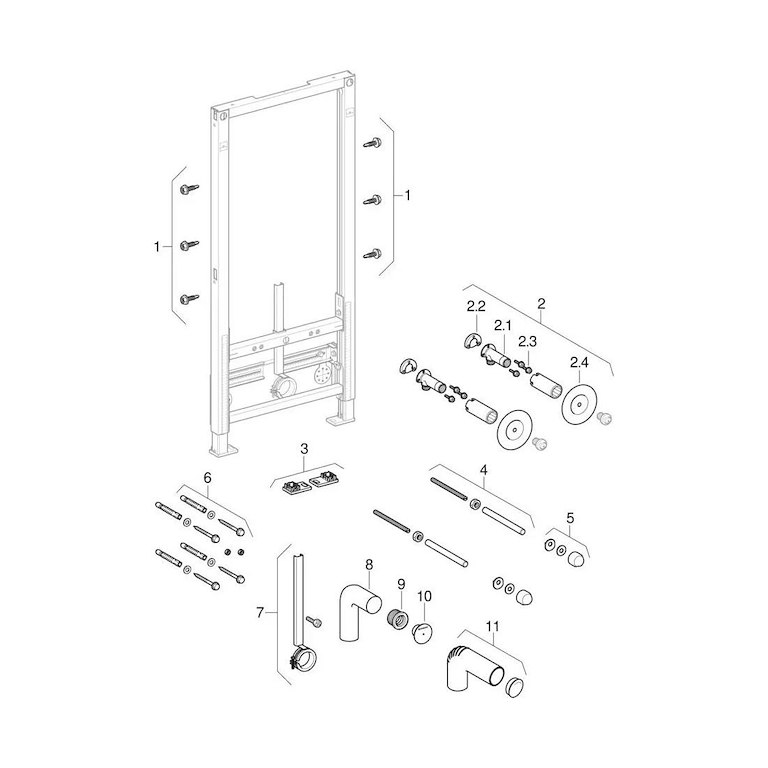 GEBERIT 216.179.00.1 SET ZA PRIÄŚVRĹ Ä†IVANJEID EK000754183