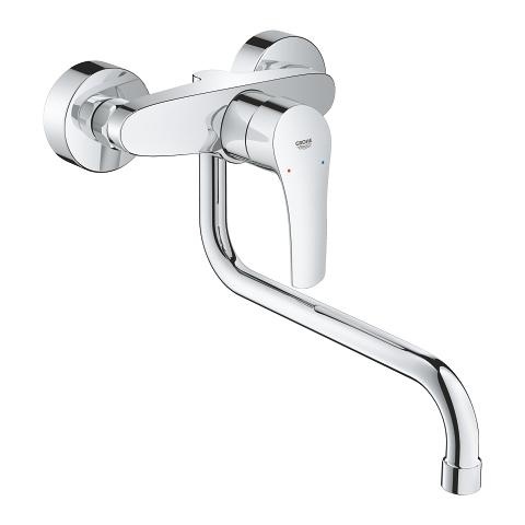 Grohe 32224003 Eurosmart Chrome baterija (slavina) za sudoperu sa pokretnim izlivom donjimID: EK000754151