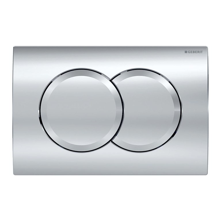 Geberit 115.107.21.1 Delta01 Gloss Chrome taster za ugradne vodokotliće dvokoličinski okrugliID: EK000754727