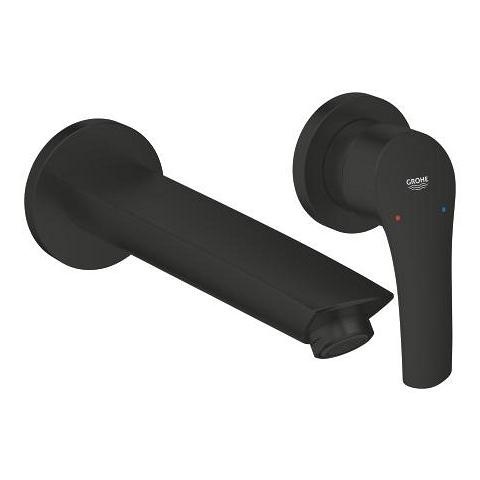 Grohe 293382433 Eurosmart Black Matt zidna baterija (slavina) za umivaonik sa odlivnim ventilom sifona nezatvorivimID: EK000754558
