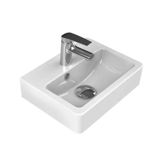 Turkuaz CeraStyle Mini White umivaonik (lavabo) 37,5x28x10 konzolni i nadgradni sa rupom za bateriju i prelivom 1400UID: EK000754827