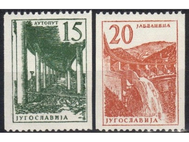 FNRJ 1959. Redovne automati, MNH, Š-1242/43