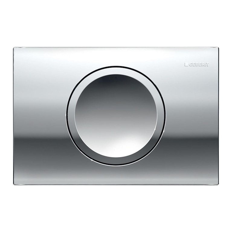 Geberit 115.109.21.1 Delta15 Gloss Chrome taster za ugradne vodokotliće jednokoličinski okrugliID: EK000755652