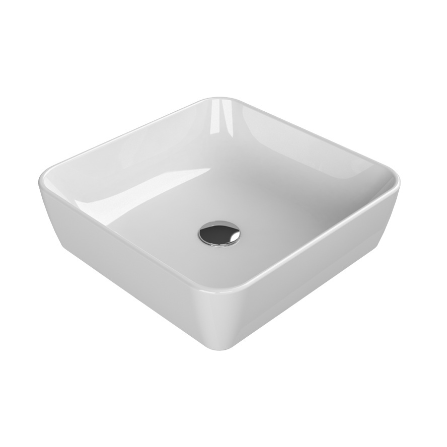 Turkuaz CeraStyle One White umivaonik (lavabo) 46x46x13,5 nadgradni četvrtasti 76000ID: EK000755380