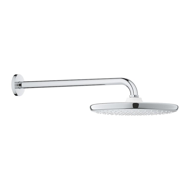 Grohe 26668000 Tempesta 250 Chrome nadglavni tuš okrugli sa 1 mlazom i držačem nadglavnog tuša zidnim od 380mmID: EK000754885