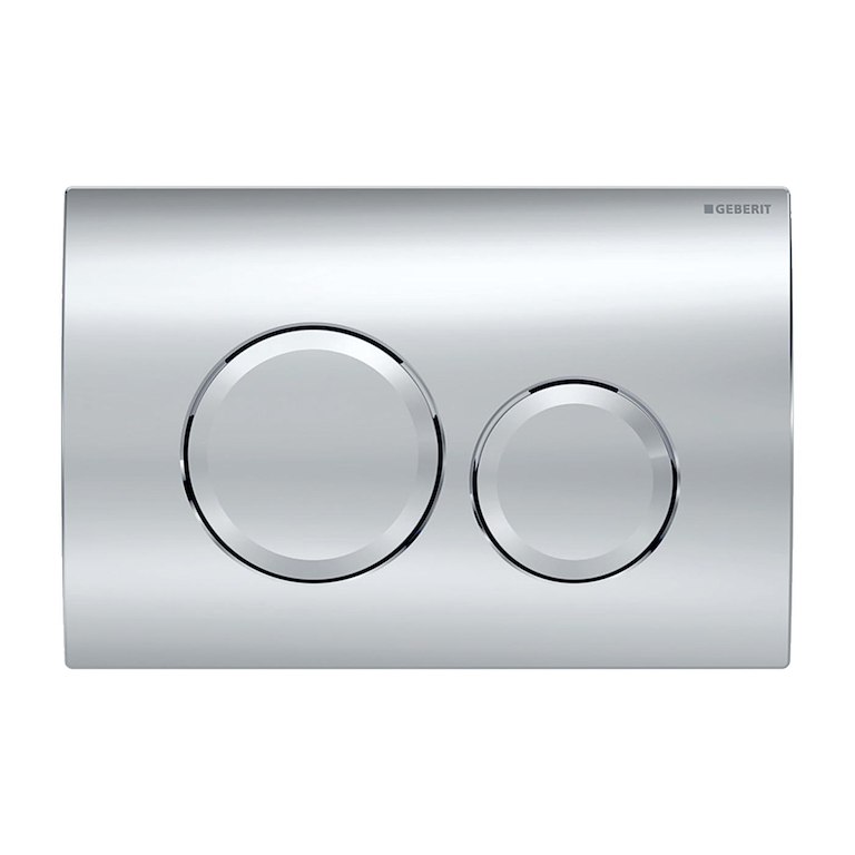 Geberit 115.127.21.1 Delta20 Gloss Chrome taster za ugradne vodokotliće dvokoličinski okrugliID: EK000755017