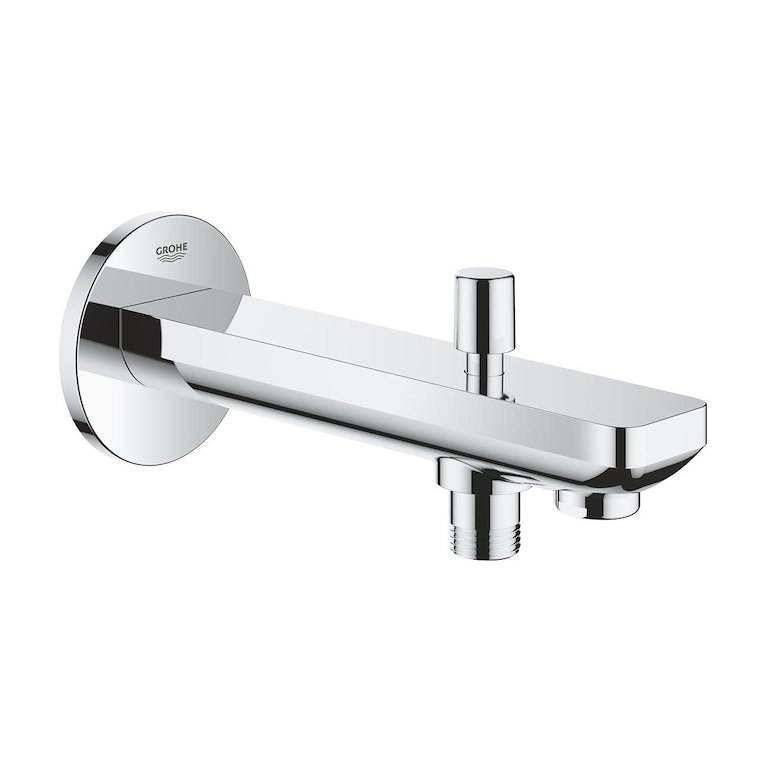 Grohe 13390000 BauContemporary 180 Chrome izliv zidni sa priključkom za crevo i prebacivačemID: EK000755037